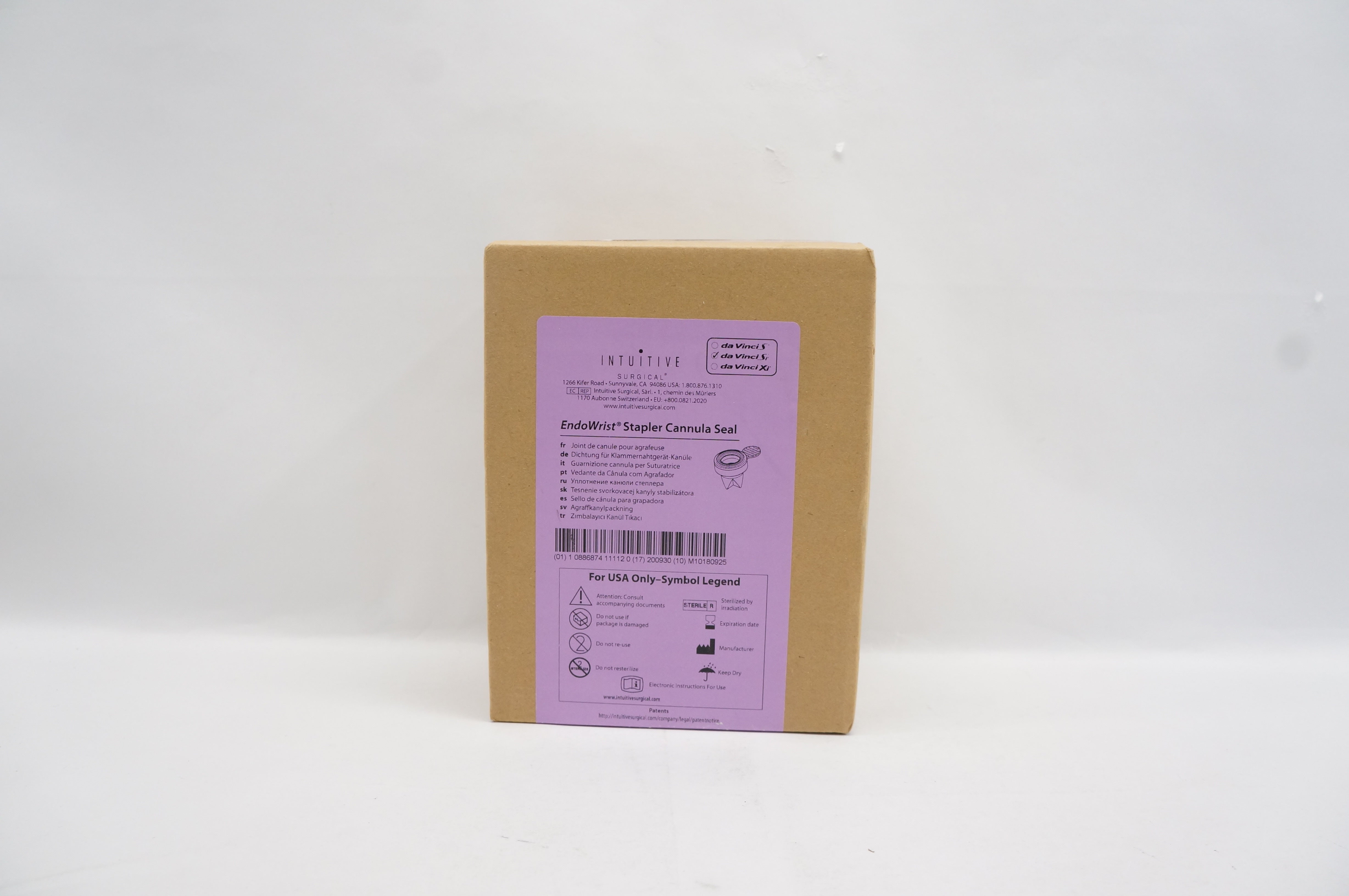 Intuitive 410351 Da Vinci Si EndoWrist Stapler Cannula Seal - Box of 10 (x)