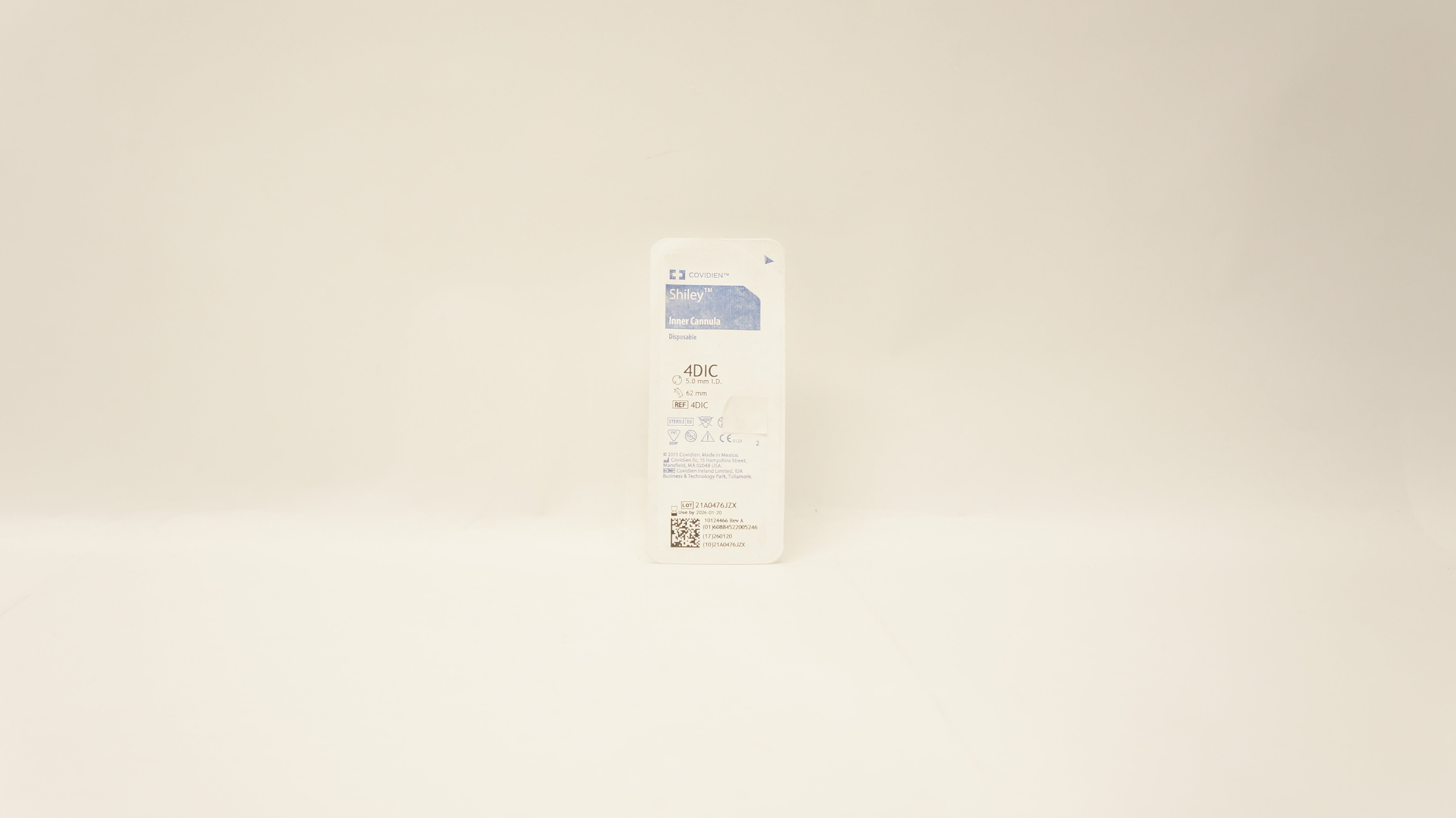 Covidien 4DIC Shiley Chemise Interne 5mm x 62mm